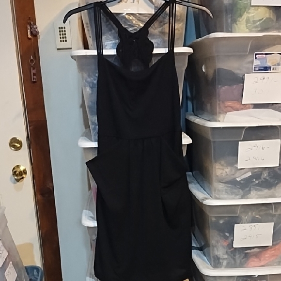 Zara | Dresses | Zara Black Backless Dress | Poshmark